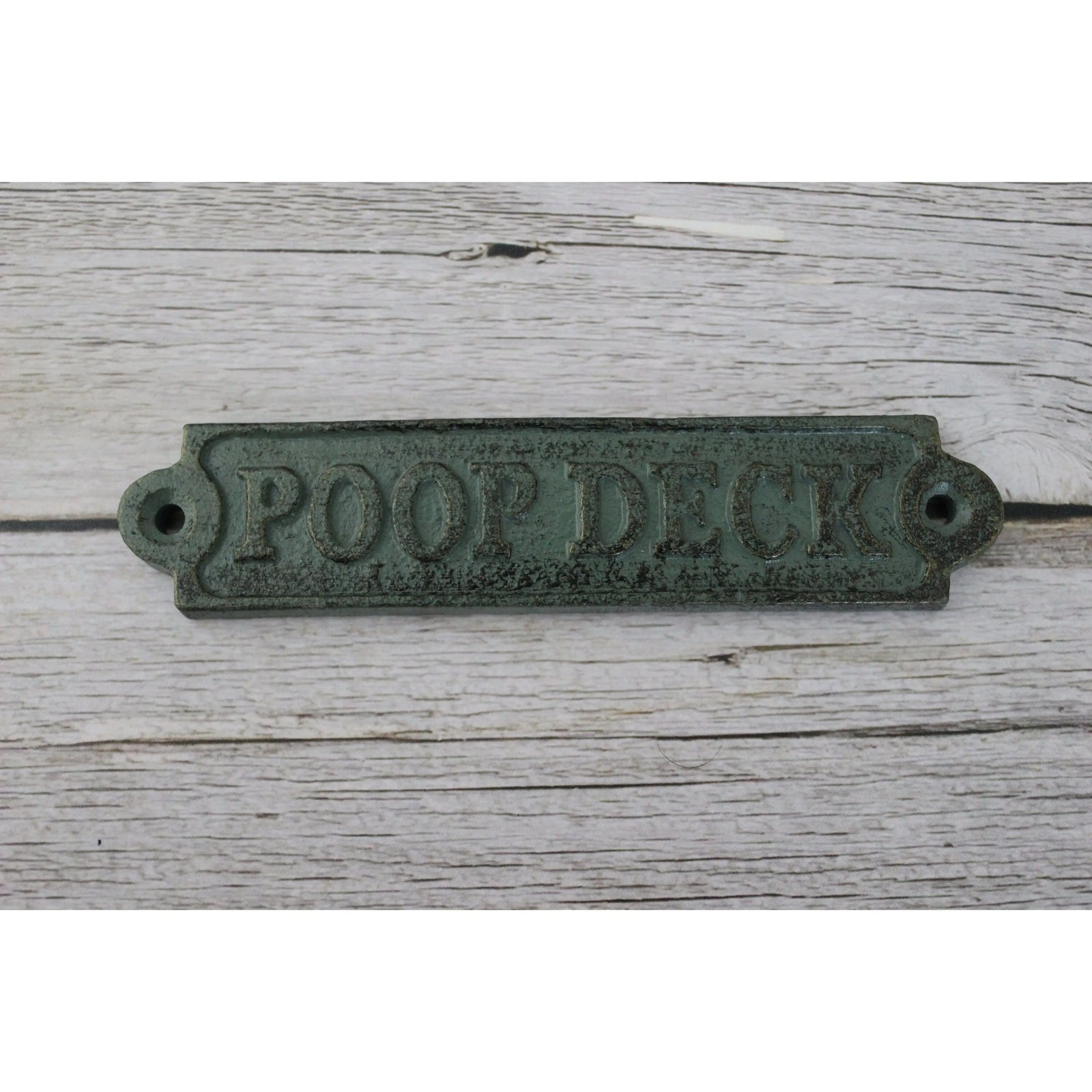 Poop Deck Sign Metal